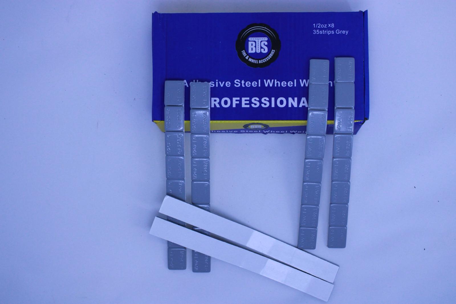 1 BOX 1/2OZ WHEEL WEIGHTS STICK-ON ADHESIVE TAPE LEAD-FREE 280PCS ...